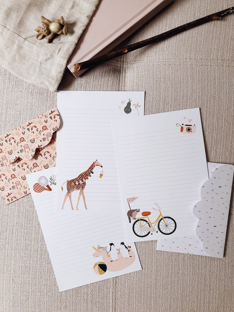 Little Frankie Letter Writing Set - Etsy Australia