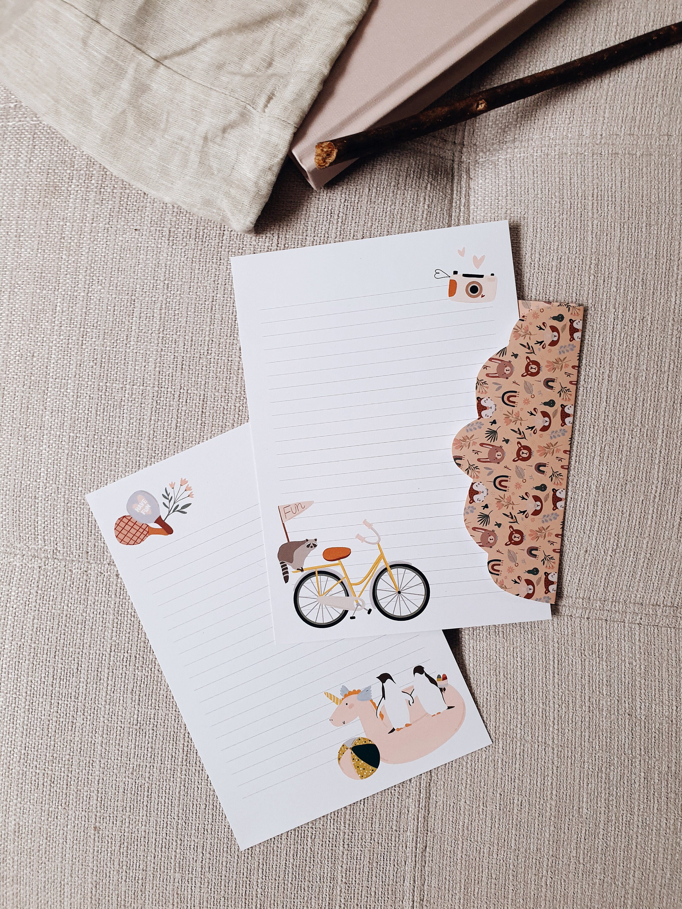 Little Frankie Letter Writing Set - Etsy Australia