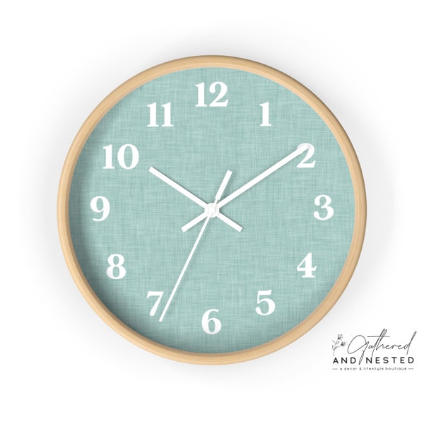 Wall Clock With Numbers - Etsy