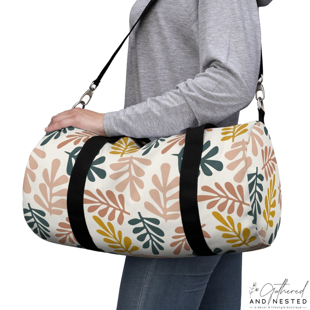 Modern & Pretty Botanical Duffel Bag 19 X 9.5 X - Etsy