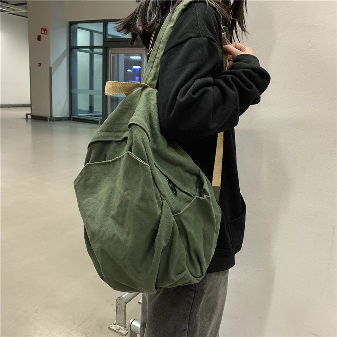 Simple Fashion Casual School Backpack Travel Bag Canvas - Etsy