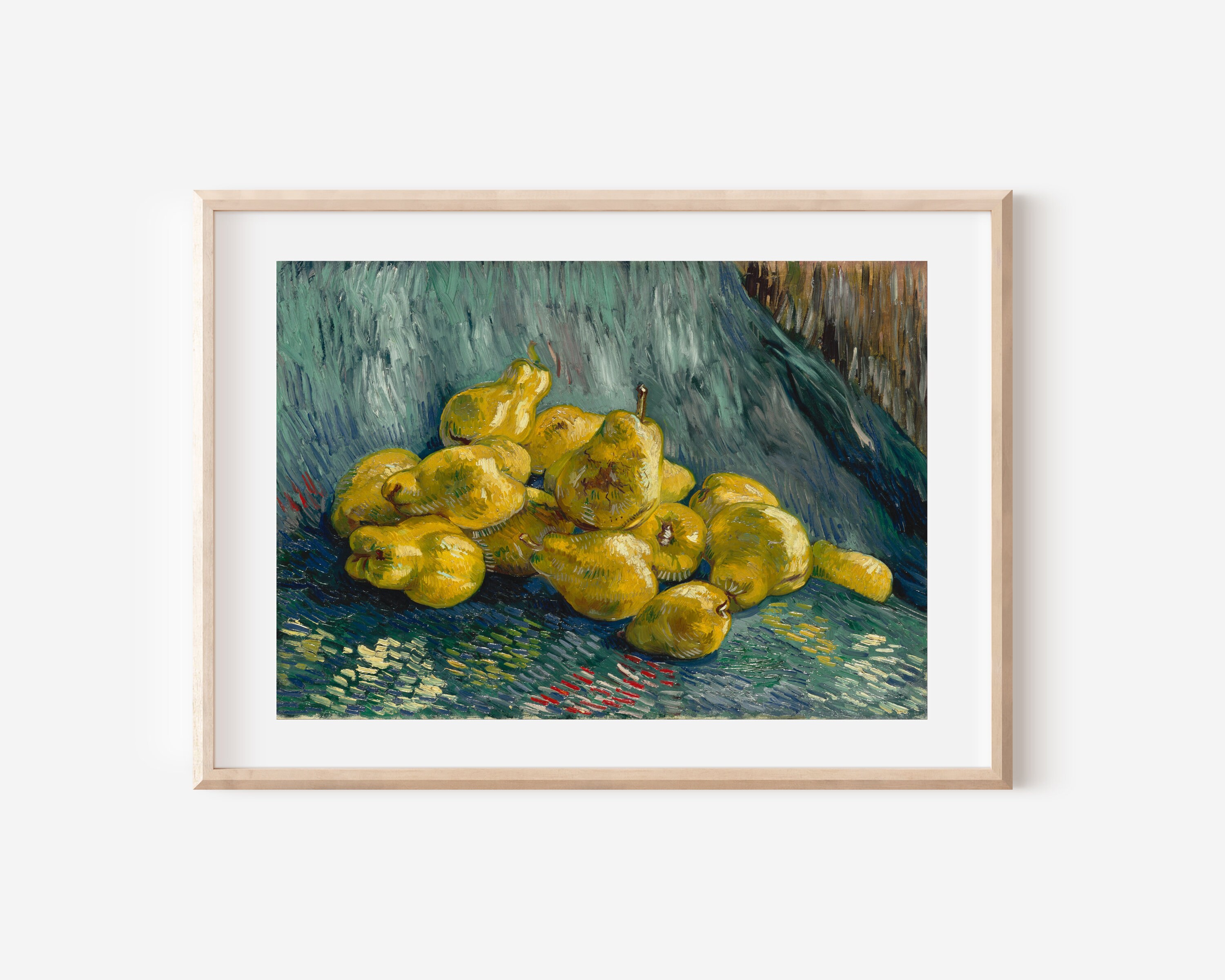 Vintage Vincent Van Gogh Lemon Still Life Painting L Oil Painting I Art ...