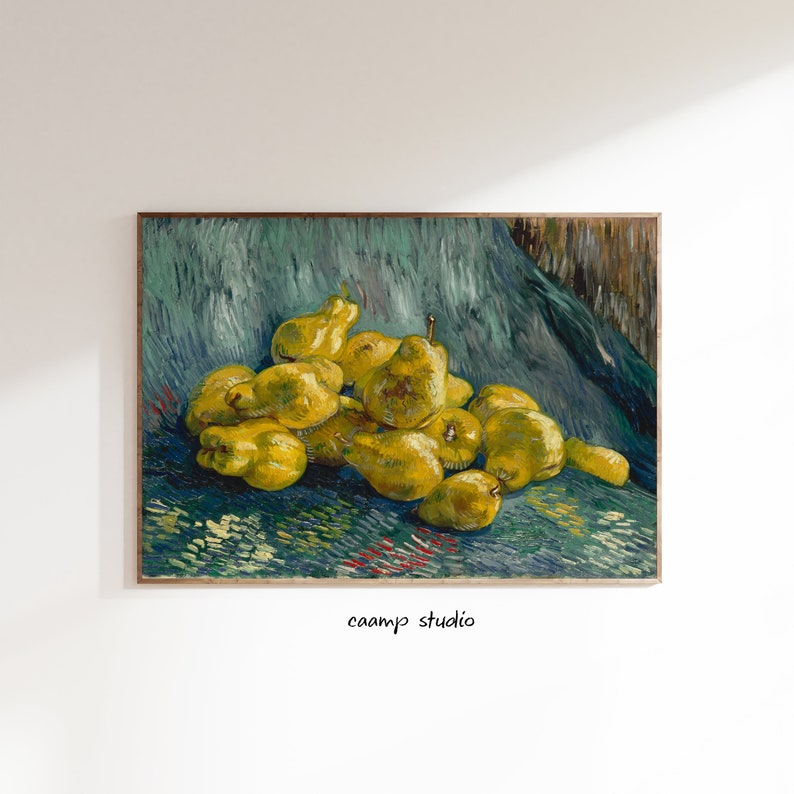 Vintage Vincent Van Gogh Lemon Still Life Painting L Oil Painting I Art ...