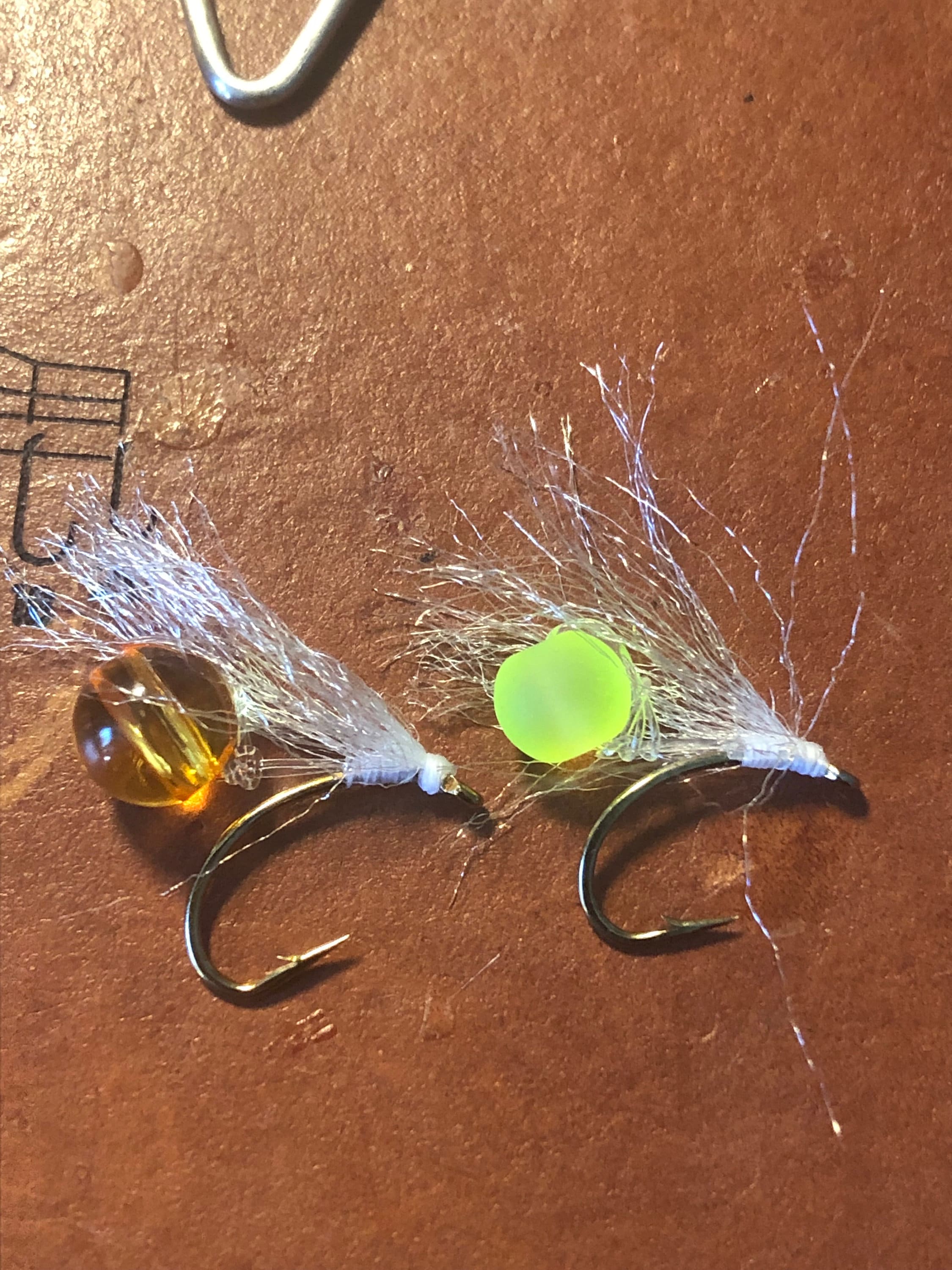 Steelhead Veiled Bead Fly 6 Pack, 6mm Glass Bead - Etsy