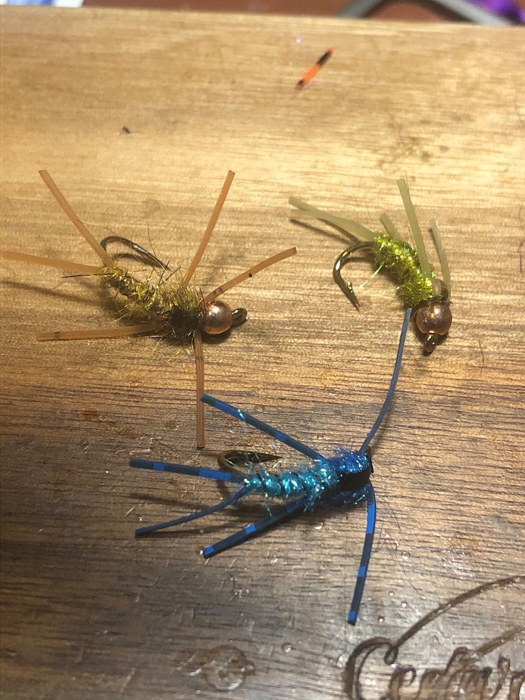Rubber Leg Stone Fly Steelhead Nymph, Optional Brass, Tungsten Beads or ...