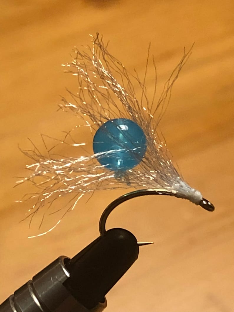Steelhead Salmon Veiled Bead Flies Acrylic Beads, 6 Flies or 12 Flies ...