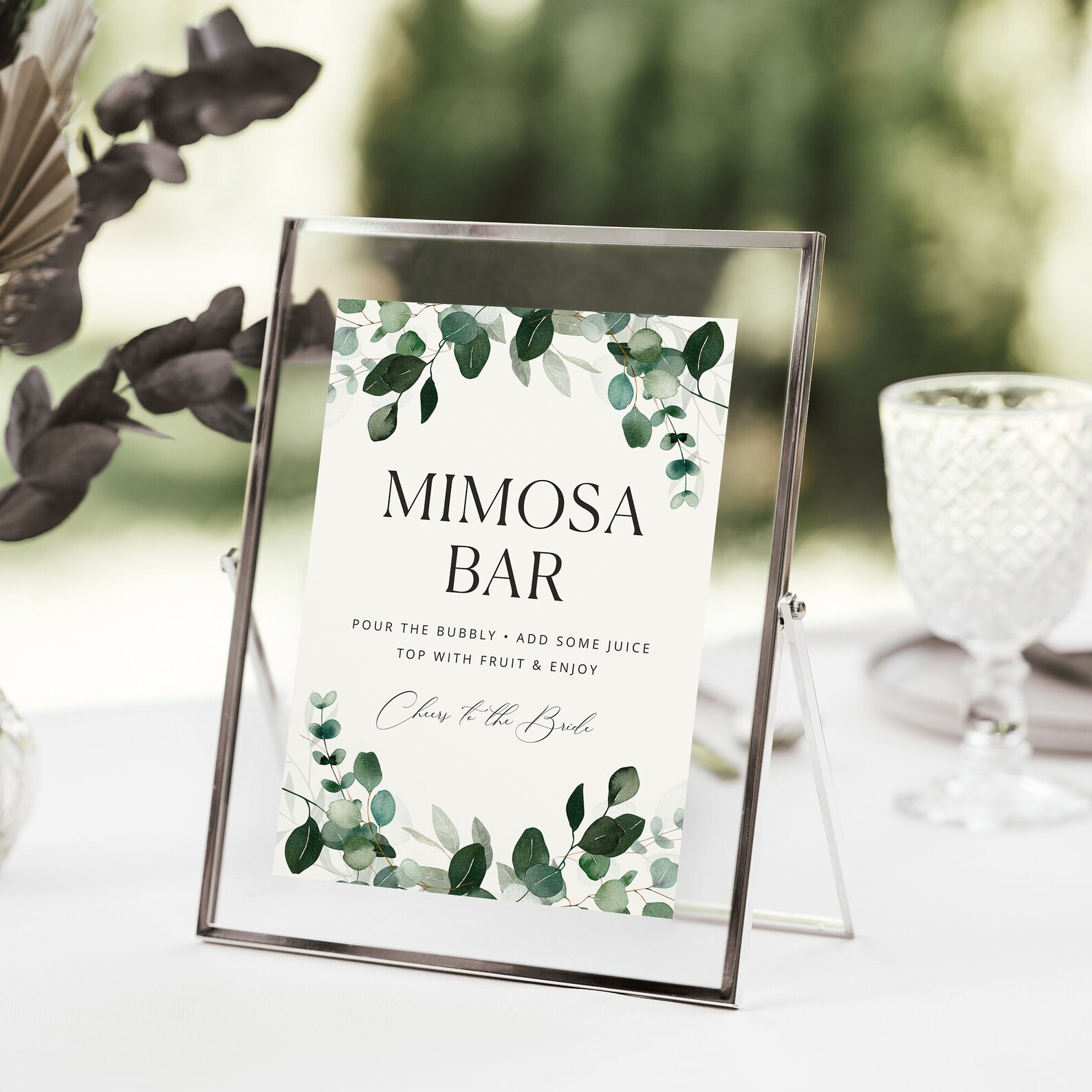 Cute Mimosa Bar Sign, Mimosa Bar Sign, Floral Mimosa Bar Sign, Bridal ...