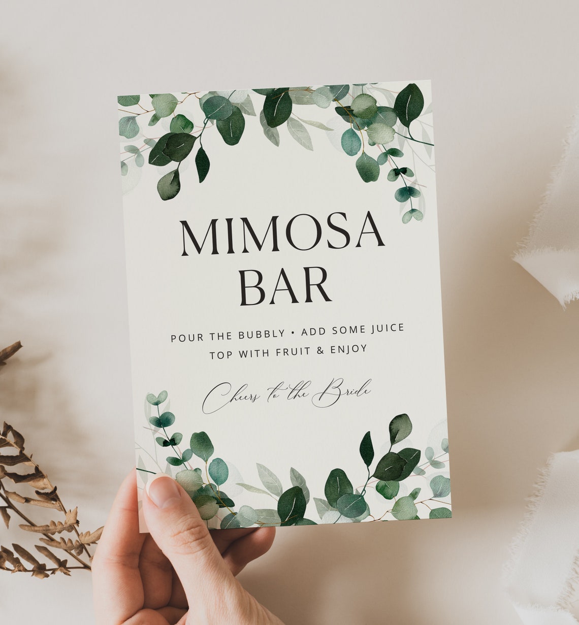 Cute Mimosa Bar Sign Mimosa Bar Sign Floral Mimosa Bar Sign - Etsy