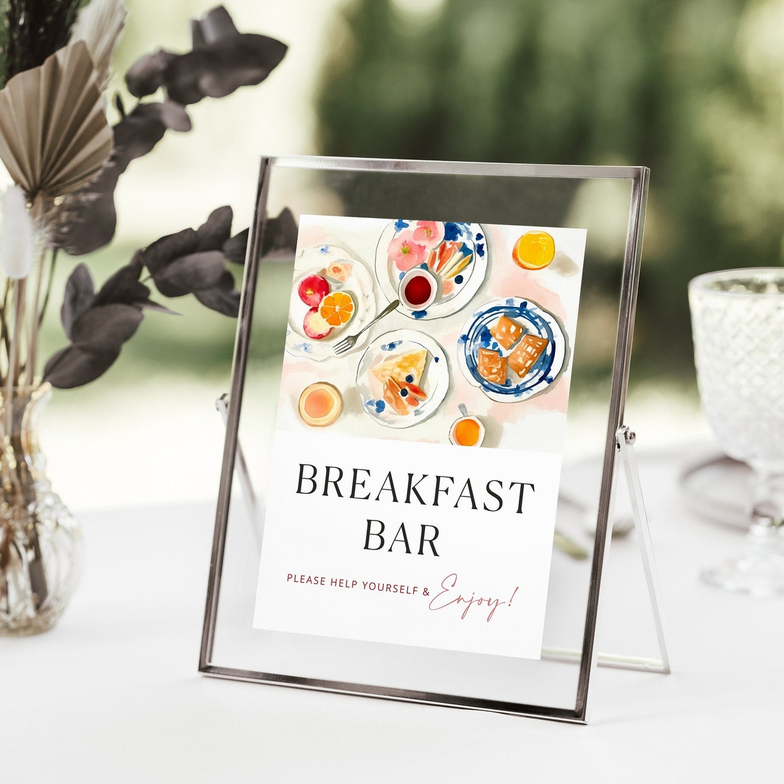 Breakfast Bar Sign, Breakfast Bar, Bridal Shower Sign, Cute Bridal ...