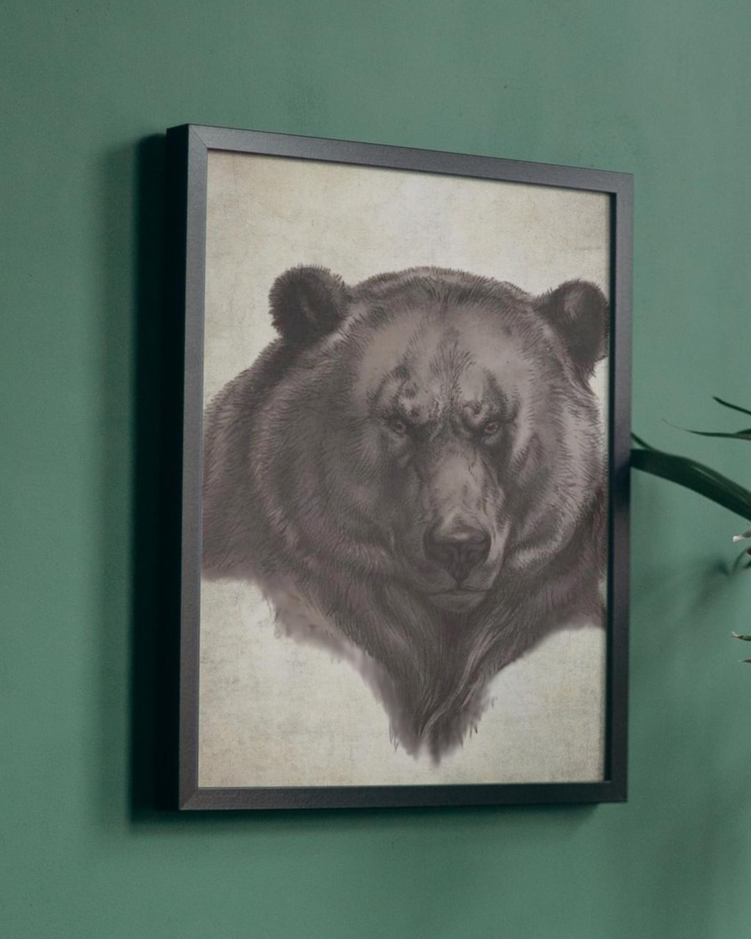 INSTANT DOWNLOAD, PRINTABLE Vintage Bear Print, Bear Art, Grizzly Bear ...