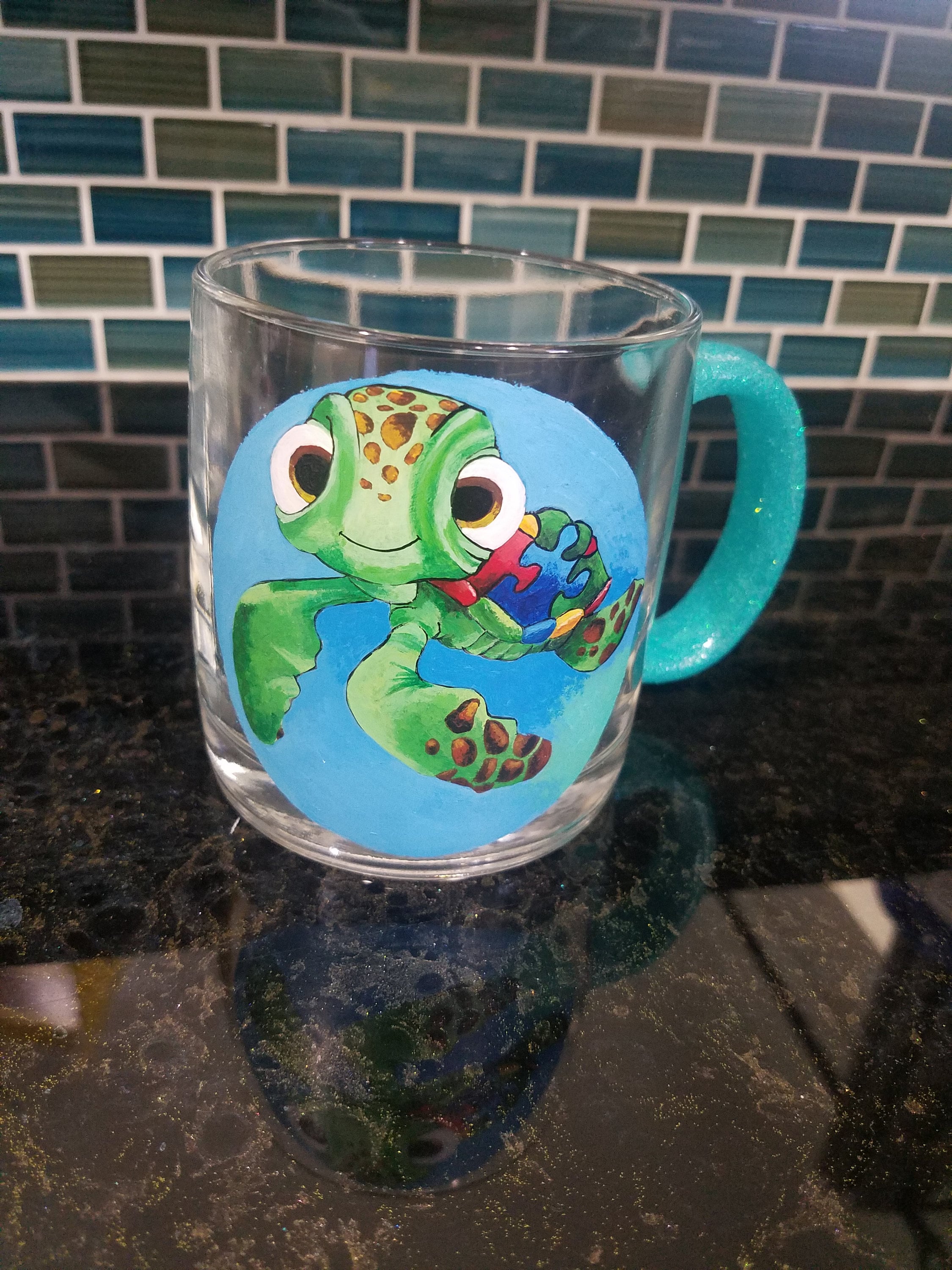 Squirt Mug Finding Nemo Mug Aautism Awareness Mug Hand - Etsy