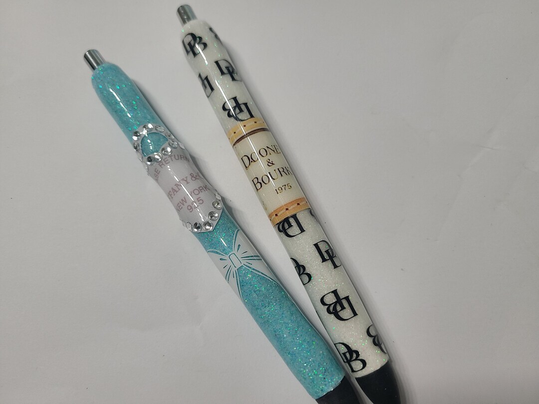 Custom Glitter Inkjoy Gel Pens, Personalized Glitter Resin Pens ...