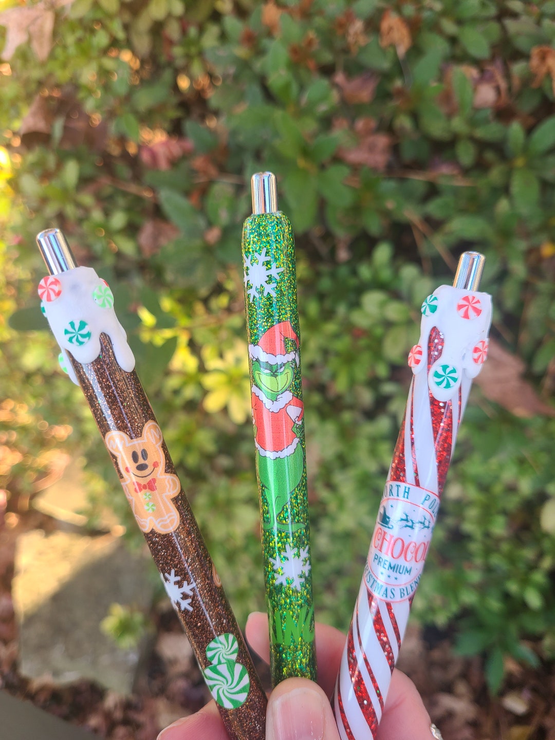 Custom Glitter Inkjoy Gel Pens, Personalized Glitter Resin Pens ...