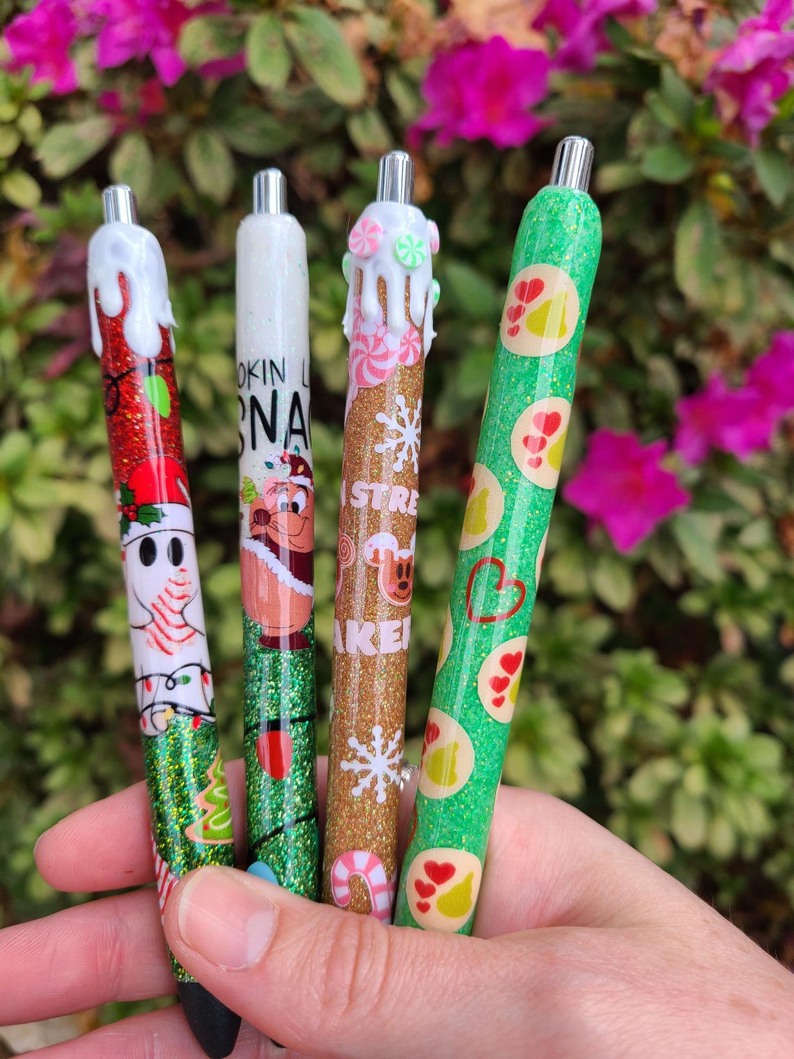 Custom Glitter Inkjoy Gel Pens, Personalized Glitter Resin Pens ...