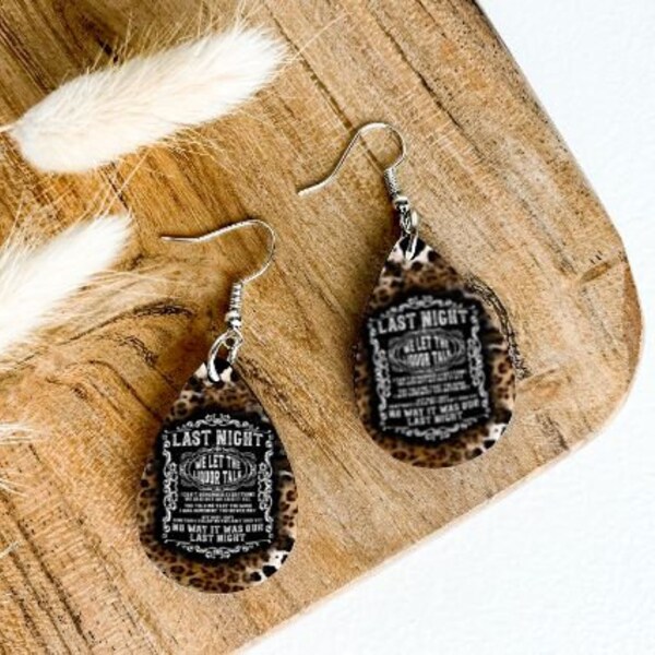 Morgan Wallen Earrings - Etsy