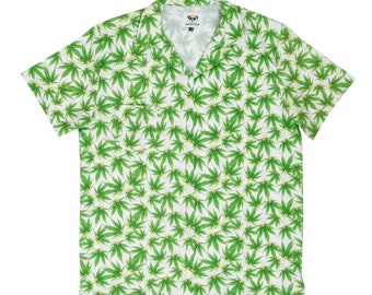 Cannabis Hawaiian Shirt - Etsy