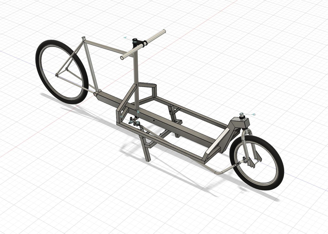 DIY Cargo Bike Plans and Blueprints Building Info and 3D | Etsy