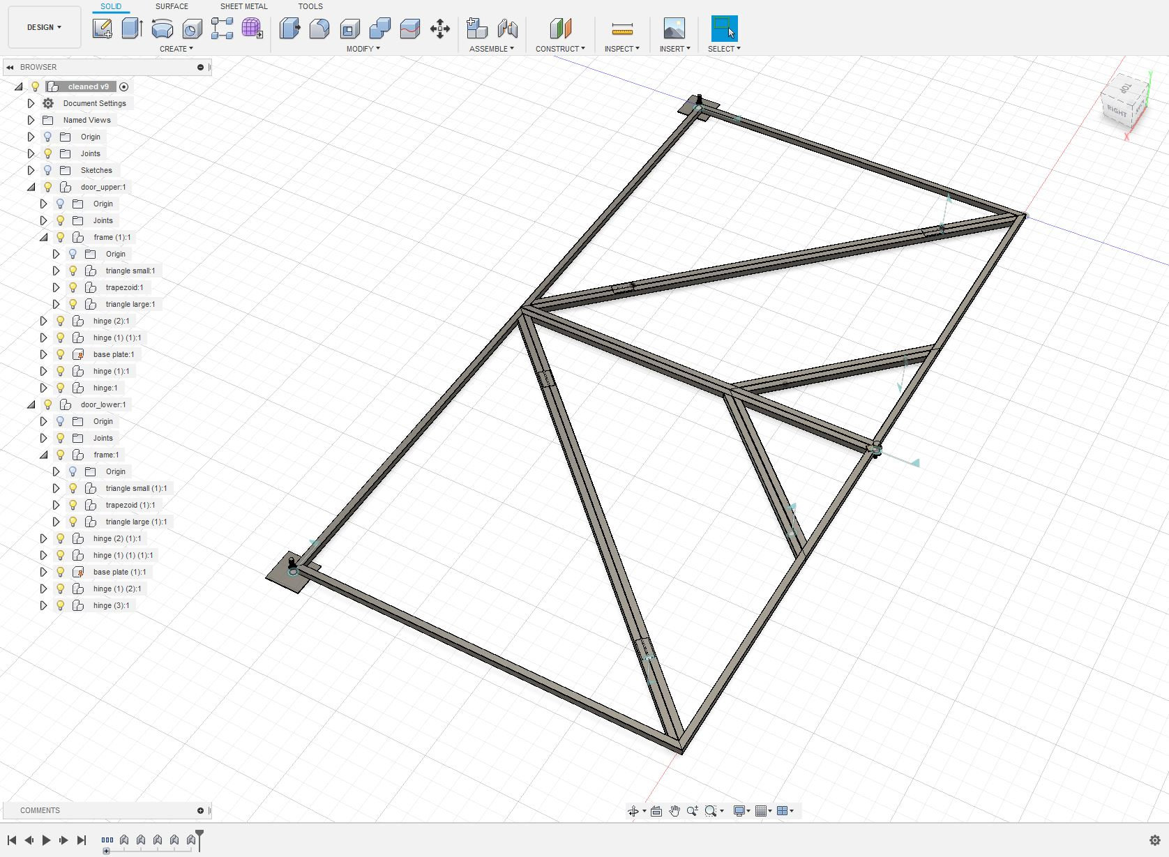 Folding Metal Door - 3D Model and Plans/blueprints - Etsy
