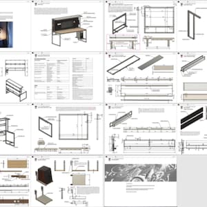 DOWNLOADABLE PLANS for Feature Packed Home Office / Gaming Desk / PC ...