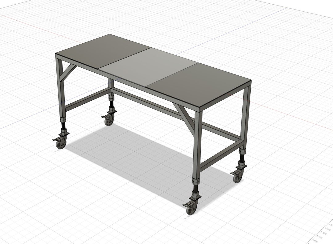 Welding Table - Plans and Measurements + 3D Model - Etsy