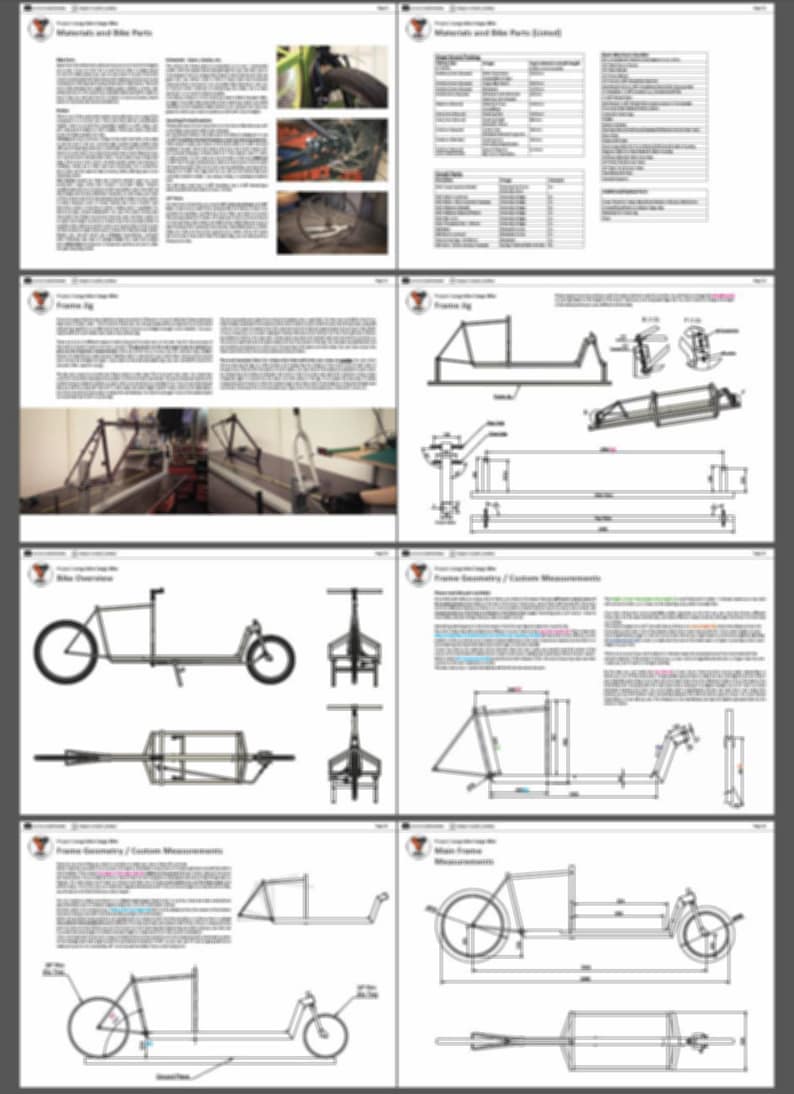 DIY Cargo Bike - Plans and Blueprints, Building Info and 3D Model ...