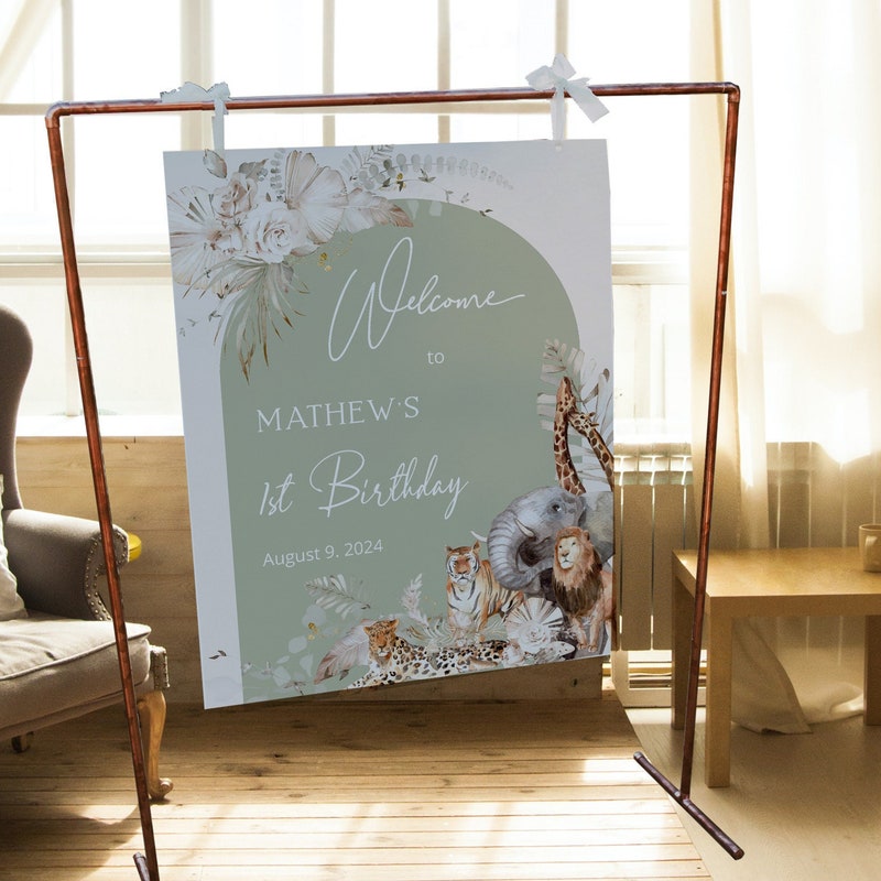 Wild One Welcome Sign - Etsy