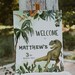 Dinosaur Birthday Party Welcome Sign, T-rex Dino Party Board Template ...