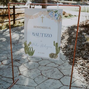 Spanish Bautizo Welcome Sign Template, Cartel De Bienvenida Bautizo ...