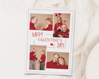 Valentine Personalized Photo Card - Etsy