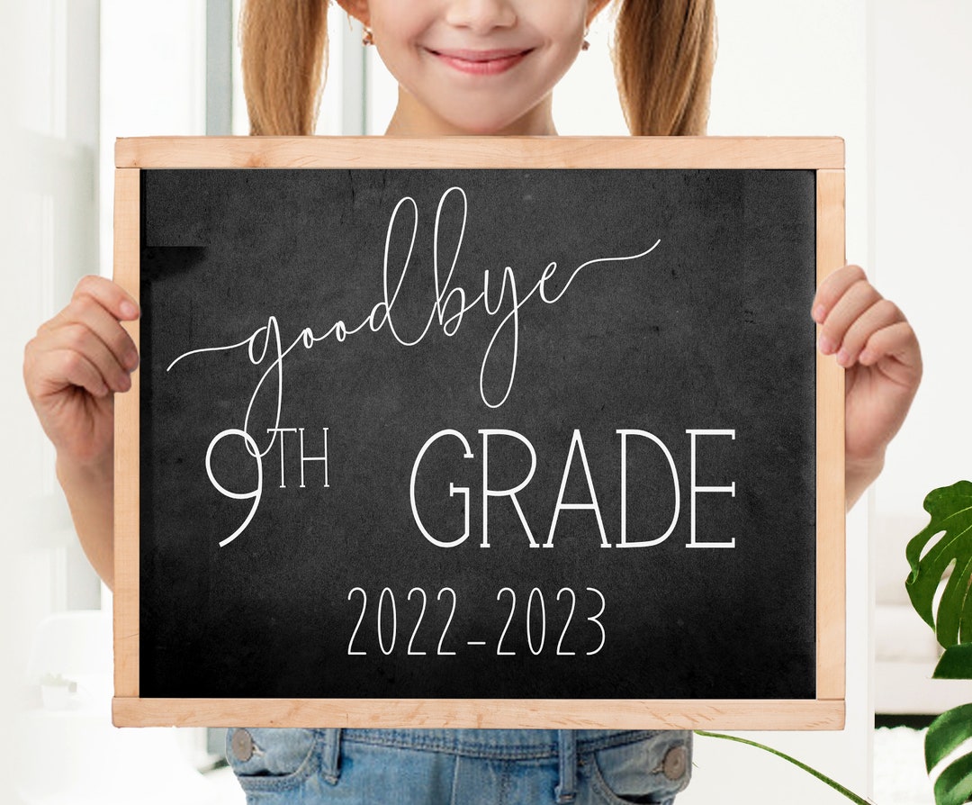 Editable Last Day of Ninth Grade 2024 Sign Last Day of School - Etsy ...