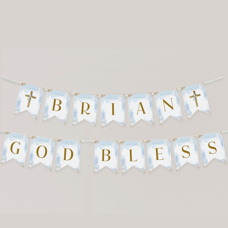 Baptism Banners - Etsy