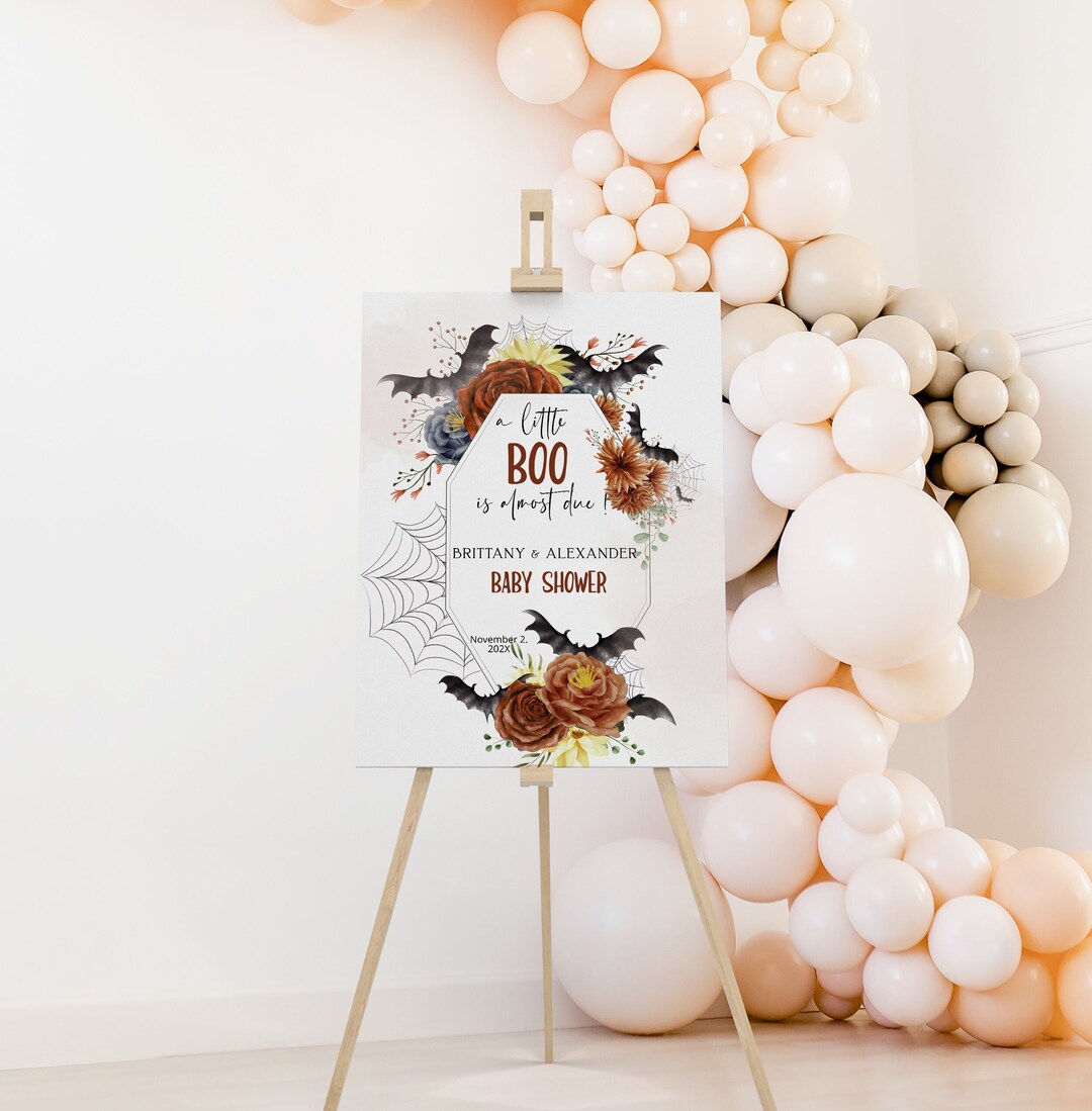 Gender Neutral Halloween Welcome Halloween Baby Shower - Etsy