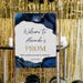 Prom Welcome Sign, Senior Prom Poster, Prom Night Welcome Sign, Blue ...