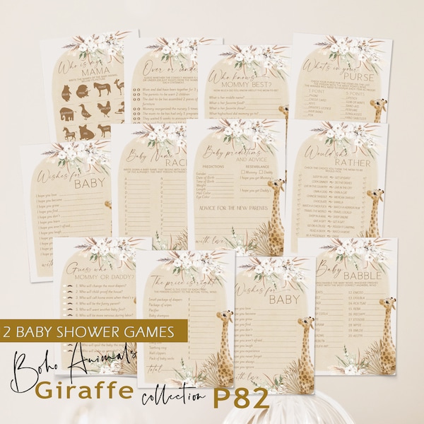 Giraffe Baby Shower - Etsy