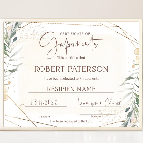 Church Mother Certificates - Etsy