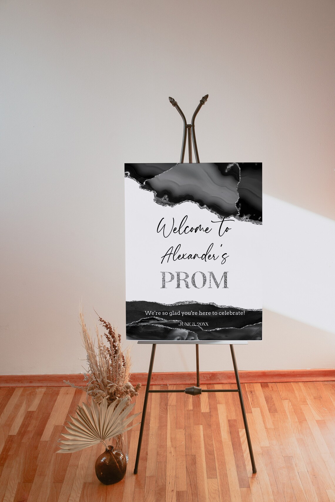 Prom Welcome Sign, Junior and Senior Prom Poster, Prom Decorations ...