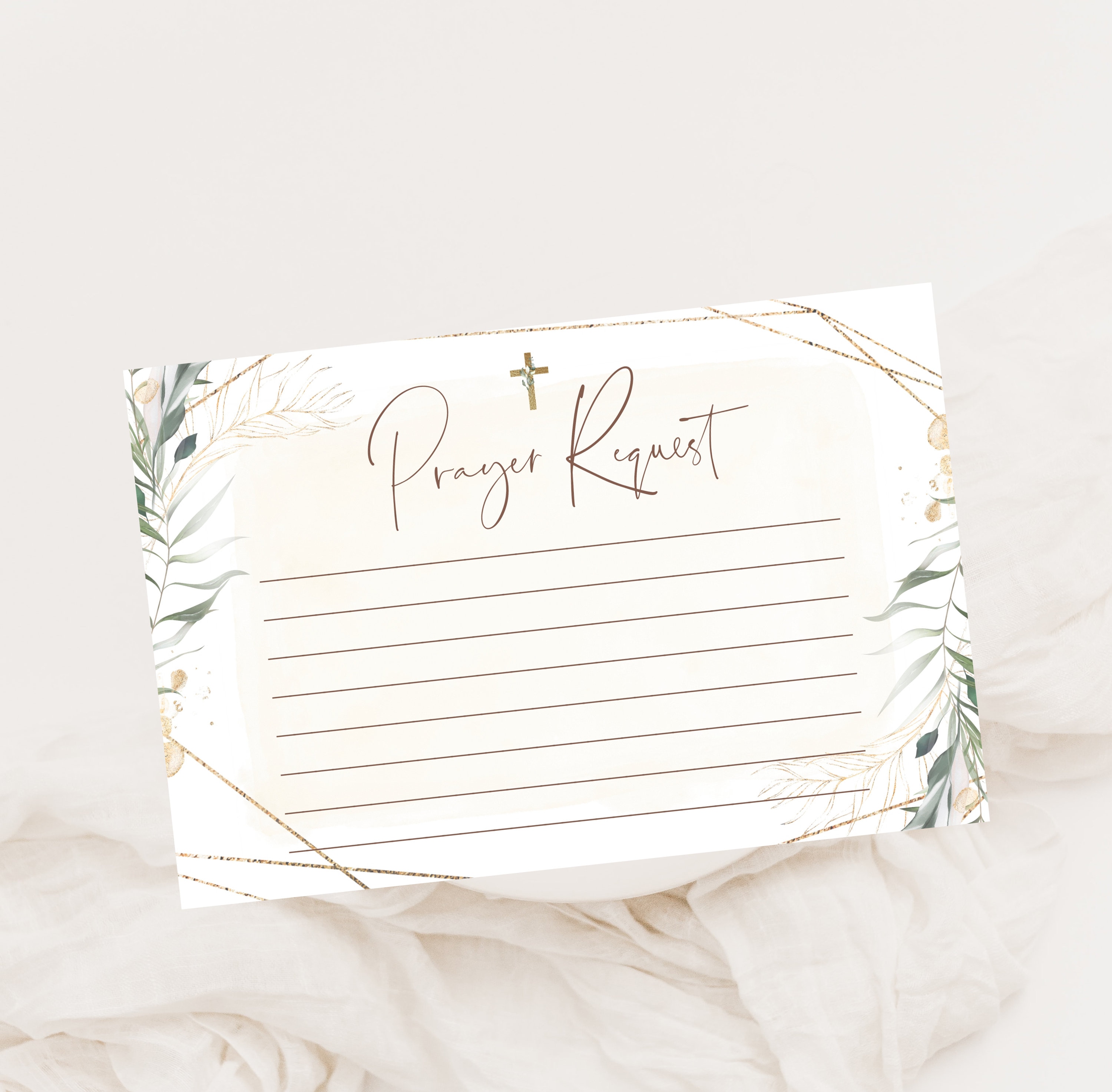 Prayer Request Cards Printable, Affirmation Card, Blank Christian ...