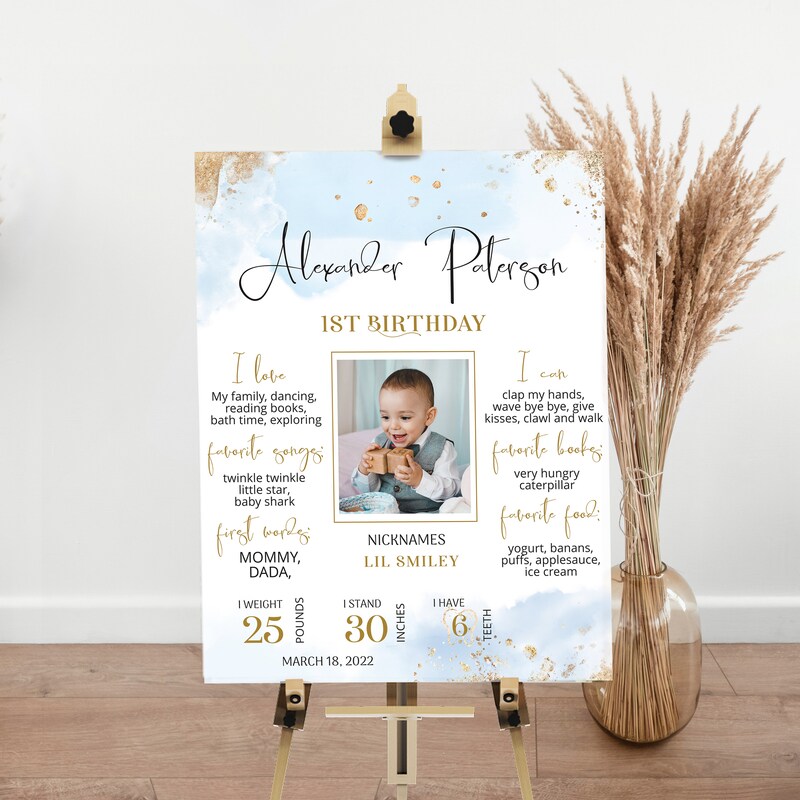 1st Birthday Board - Etsy