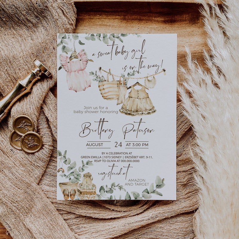 Bohemian Invite - Etsy