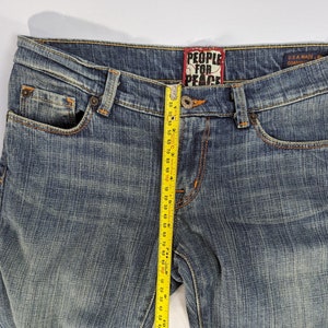 Vintage People for Peace Los Angeles Embroidered Love Jeans, Butterfly ...