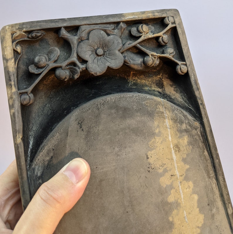 Antique Chinese Carved Duan Yan Yi Duanzhou Inkstone Ink Stone | Etsy