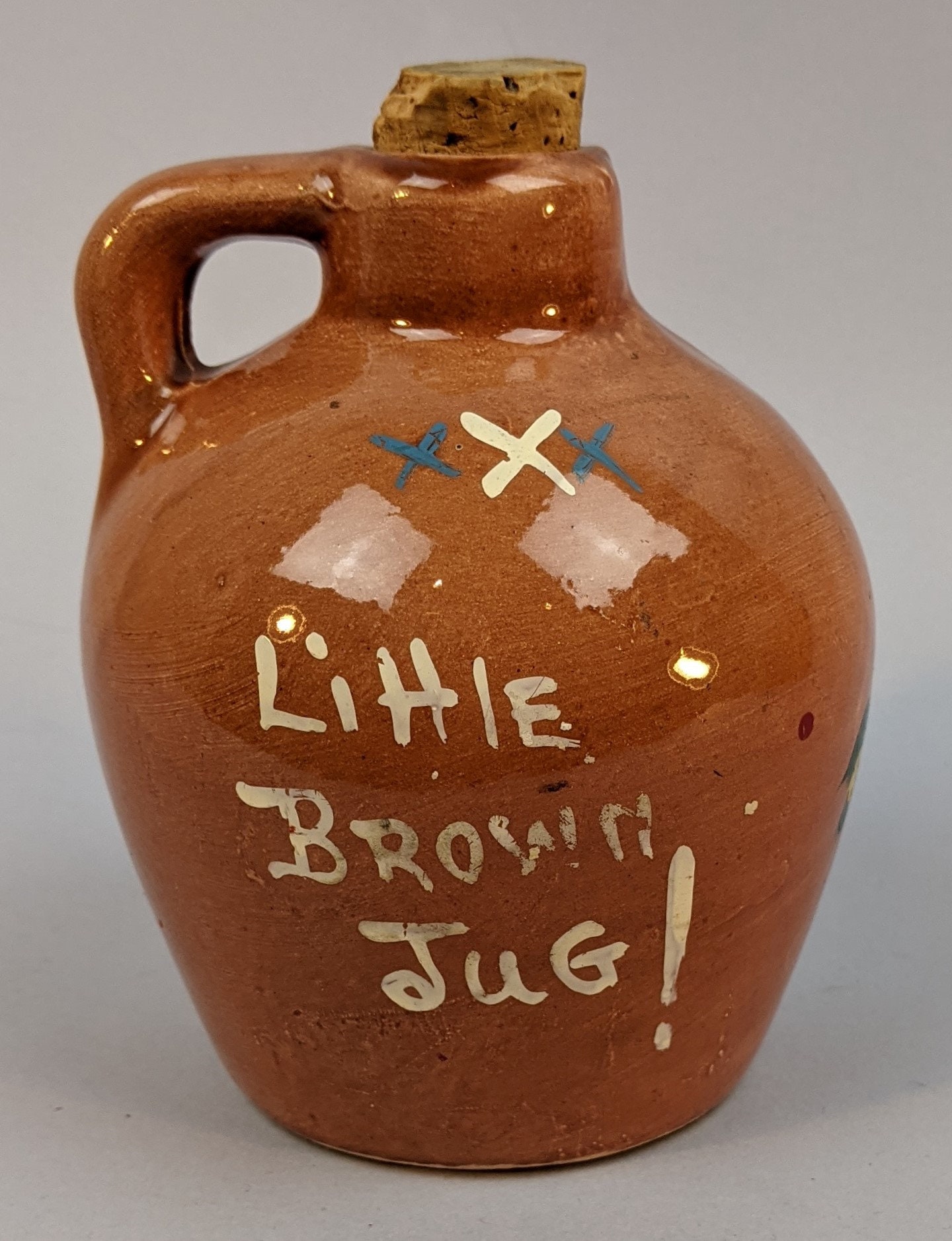 Funny Hillbilly Pottery Moonshine Jug With Cork, the Ozarks Little ...