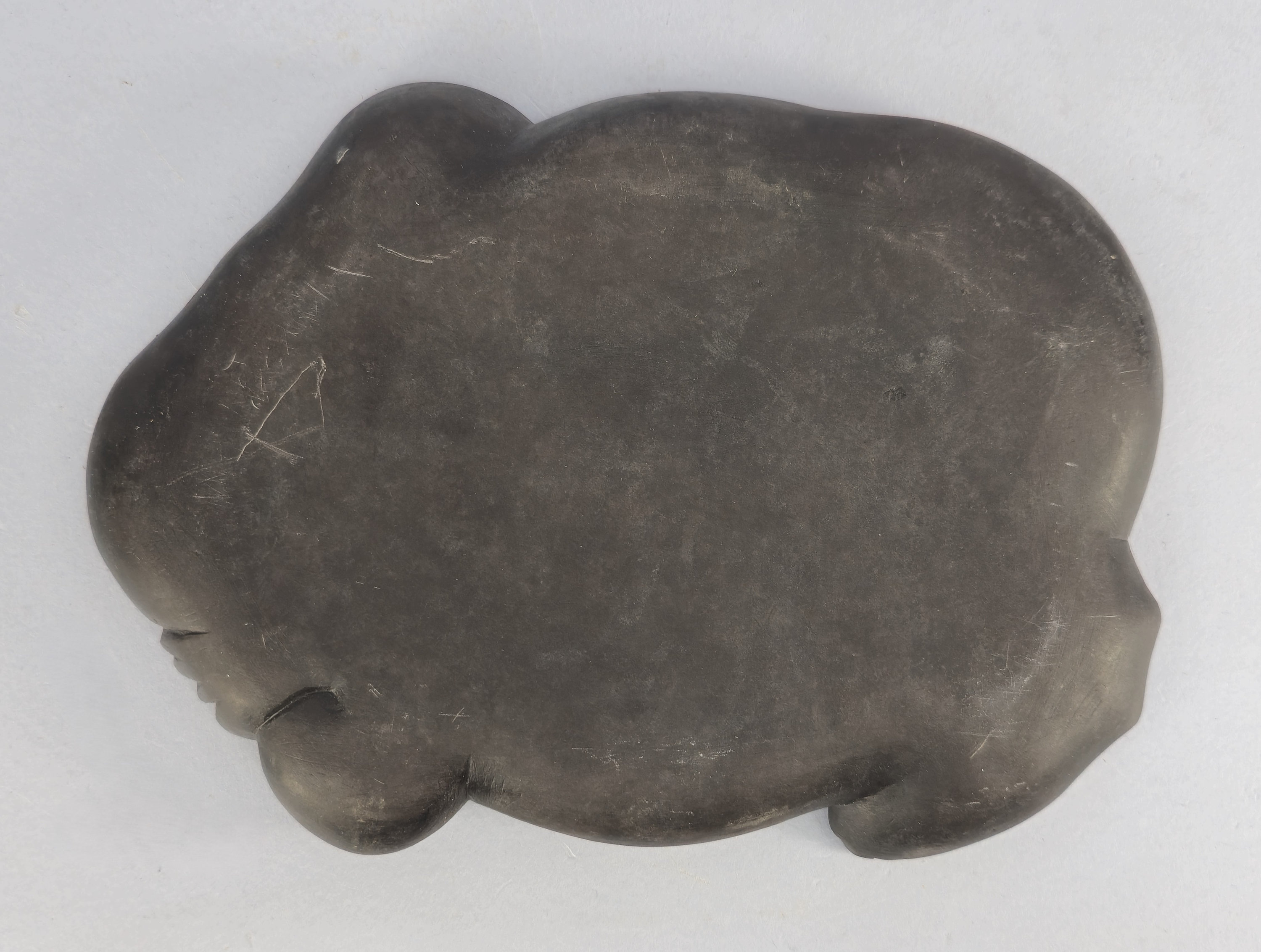 Vintage Japan Japanese Slate Inkstone Ink Stone Nachiguro Kylin Qilin ...