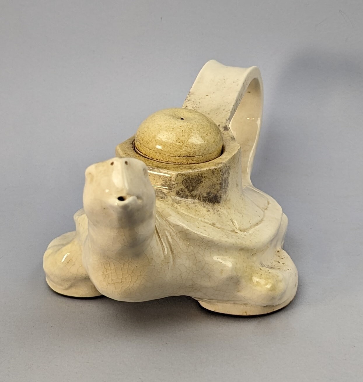 Beautiful Antique Taisho or Showa Japanese Japan Ceramic Turtle ...