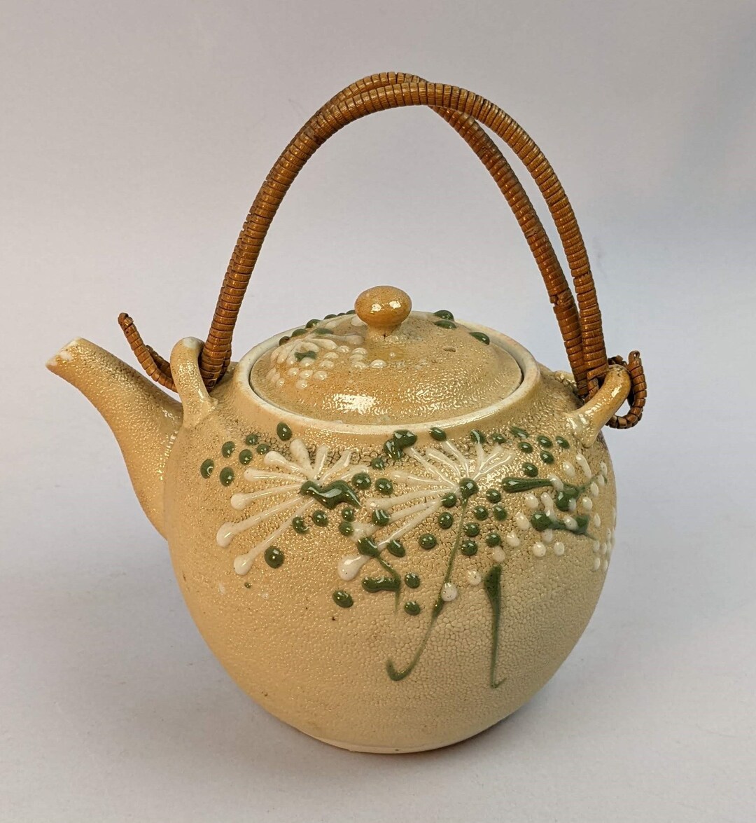 Vintage Taisho or Showa Japanese Porcelain Teapot, Possibly Banko Ware ...