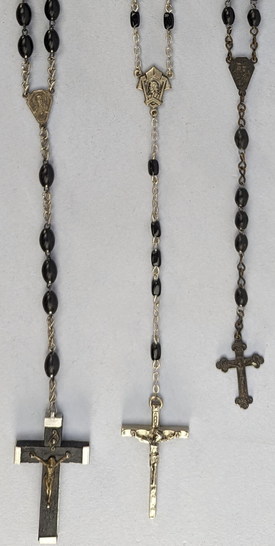 Three Vintage Rosaries Rosary Prayer Beads, Catholicism Roman Catholic ...
