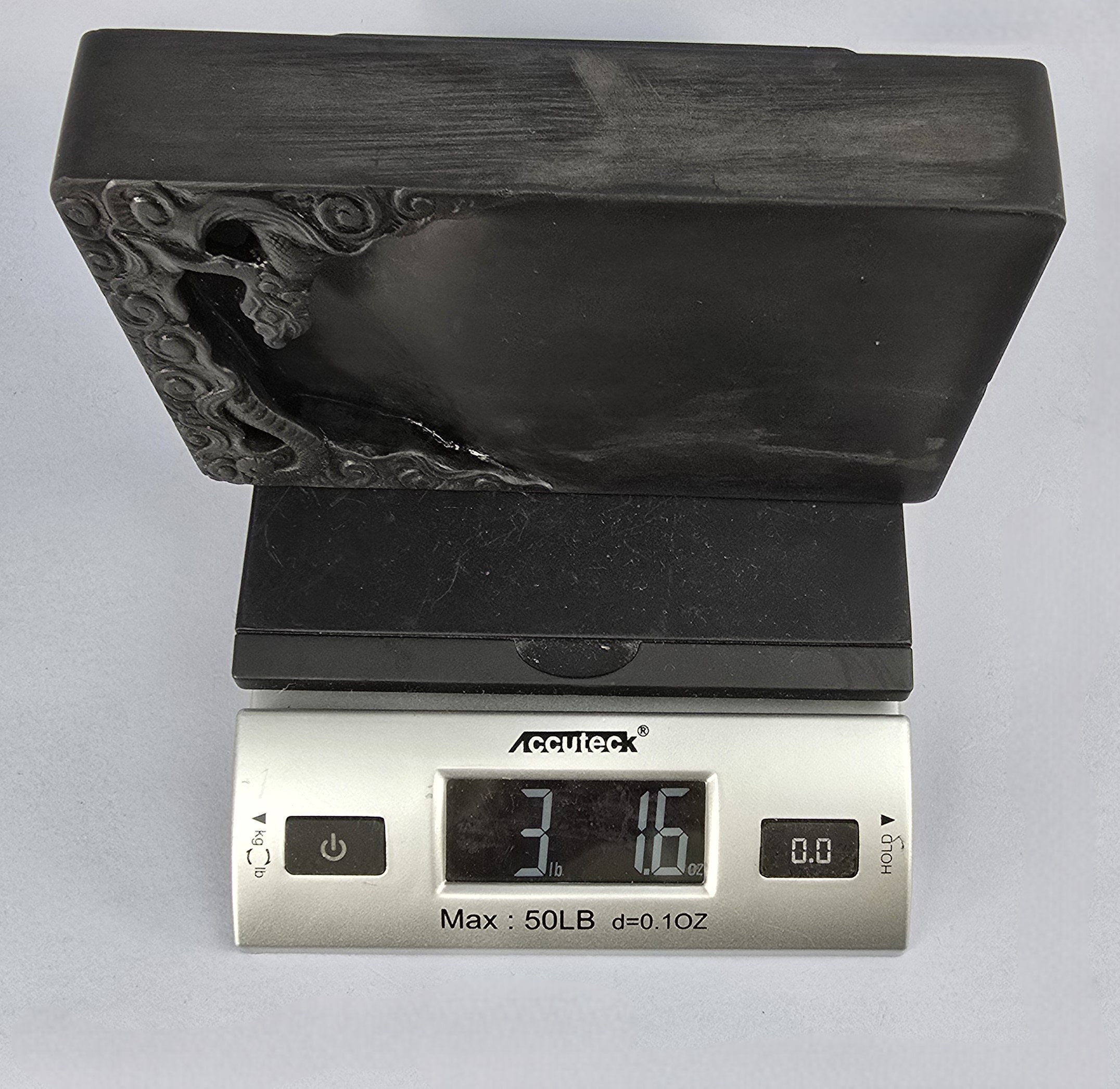 Vintage Japan Japanese Slate Inkstone Ink Stone Nachiguro Kylin Qilin ...