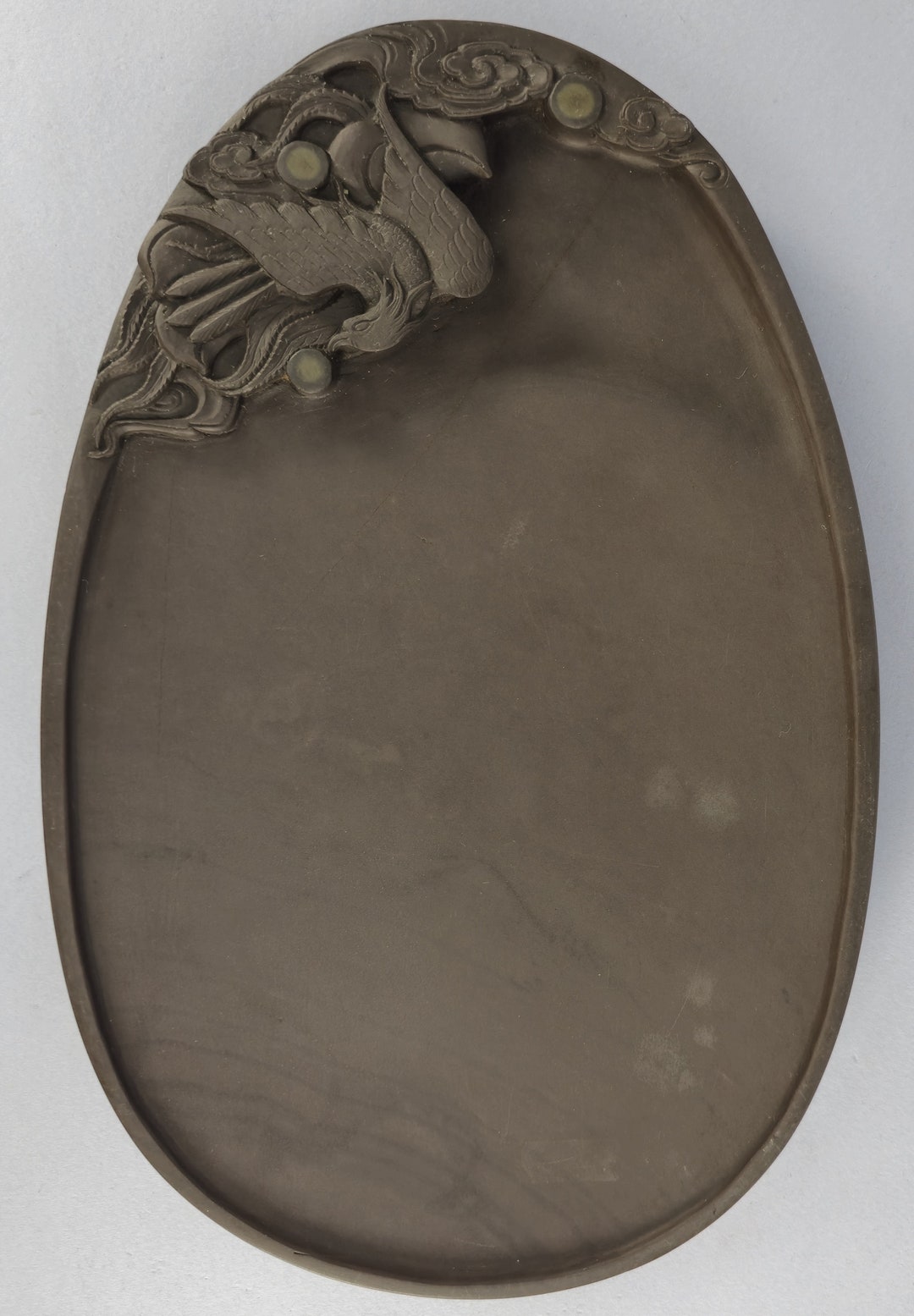 Vintage Chinese Carved Duan Yan Inkstone Ink Stone, Phoenix in Clouds ...