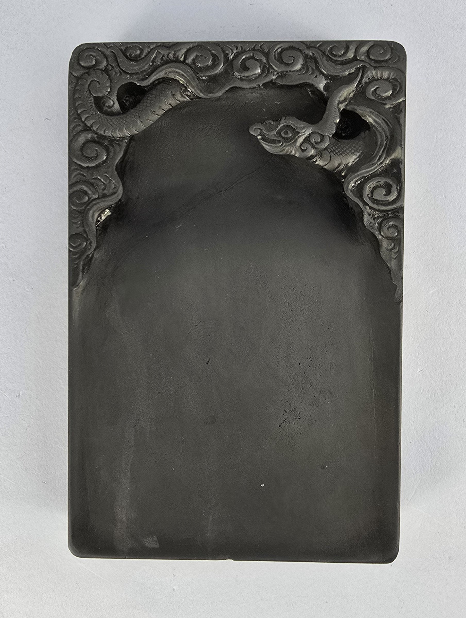 Vintage Japan Japanese Slate Inkstone Ink Stone Nachiguro Kylin Qilin ...