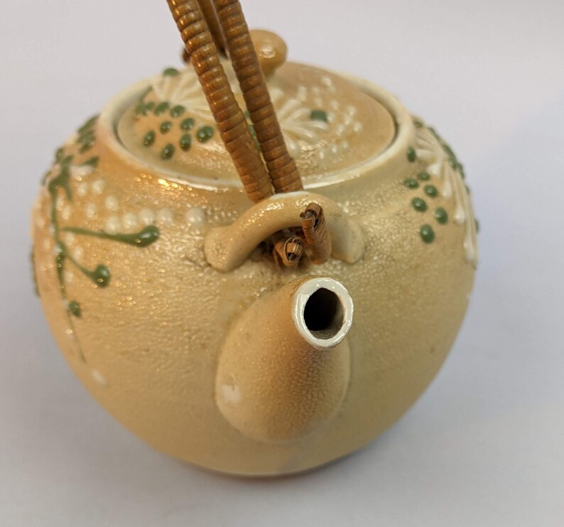 Vintage Taisho or Showa Japanese Porcelain Teapot, Possibly Banko Ware ...